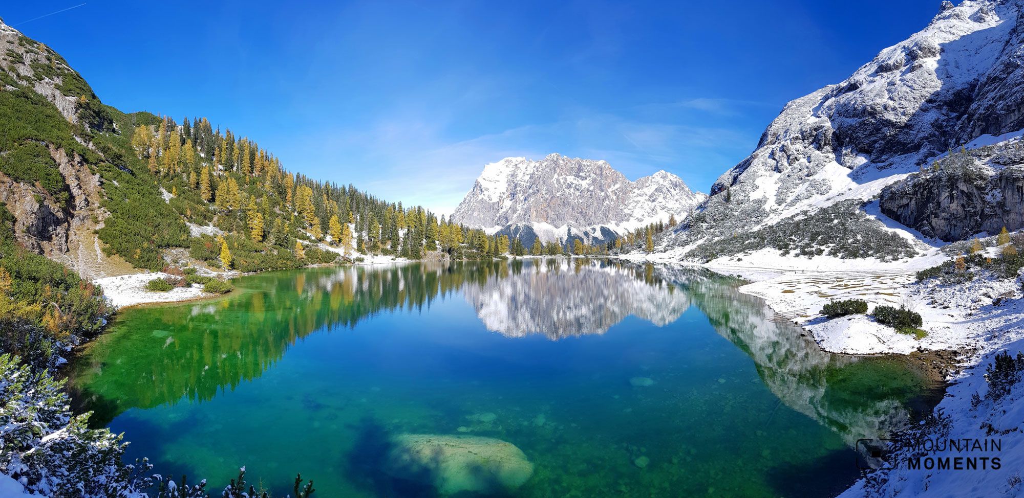 Seebensee Mountain Lake With Zugspitze View | Mountain Moments