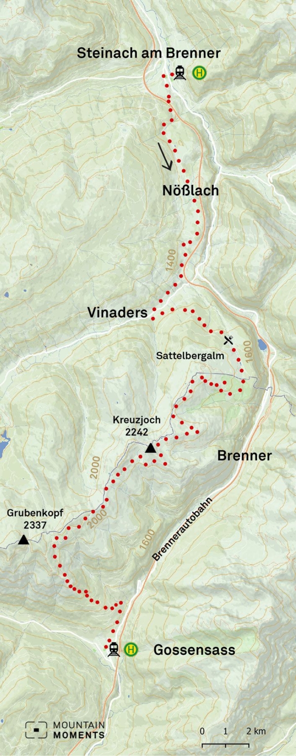 Ride on 2000m-High Old Road in Innsbruck - 35km Map | Mountain Moments
