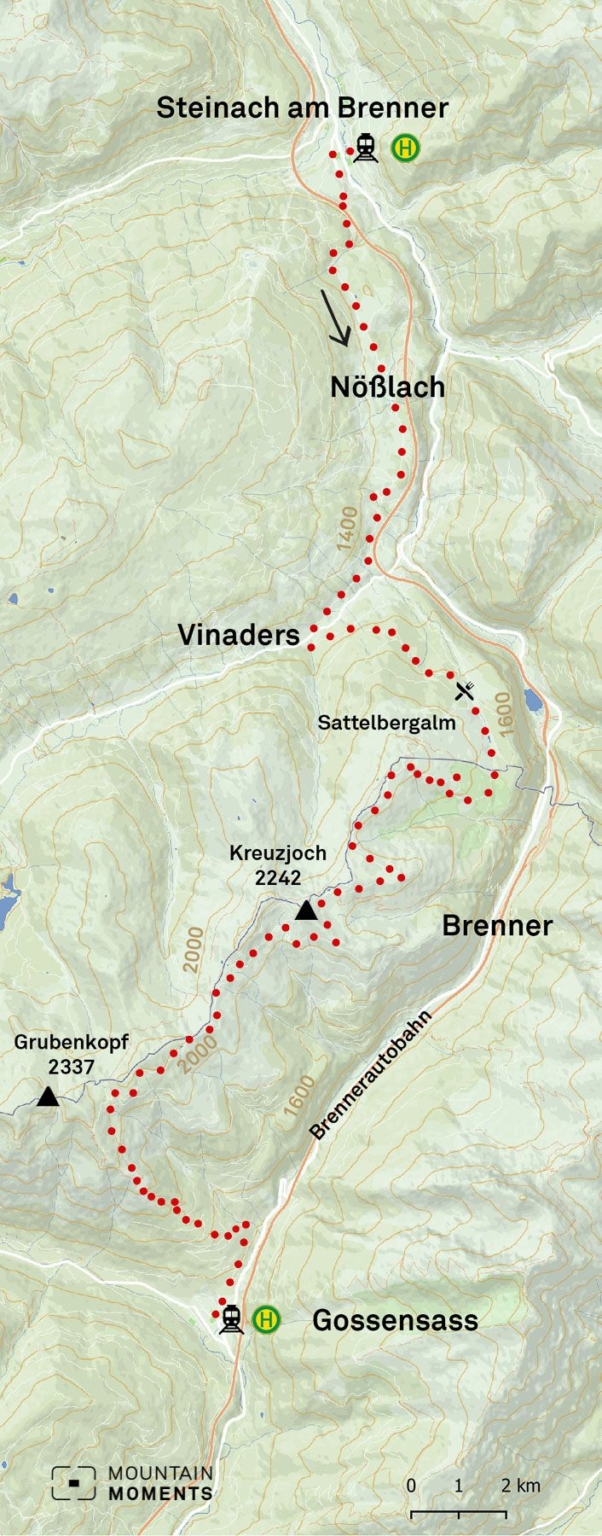 Ride on 2000m-High Old Road in Innsbruck - 35km Map | Mountain Moments